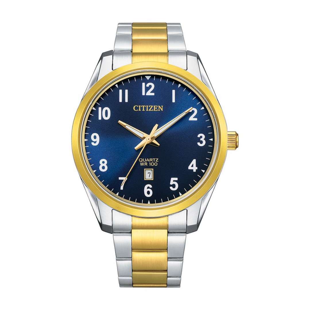 Citizen Two Tone Blue Face Watch – Inglis Jewellers